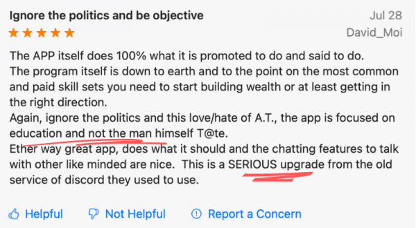 Andrew Tate’s The Real World Review–Main Challenges of Each Business Model - Ippei Best Online ...