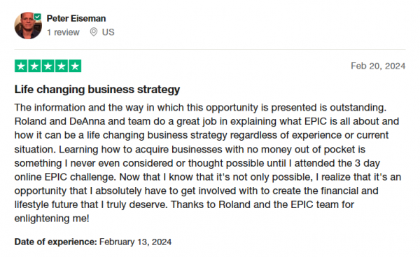 Roland Frasier’s EPIC Network Review - Ippei Best Online Business