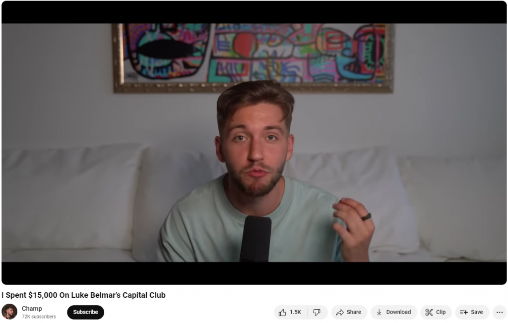 Luke Belmar's Capital Club Review - What Is Capital Club Academy ...