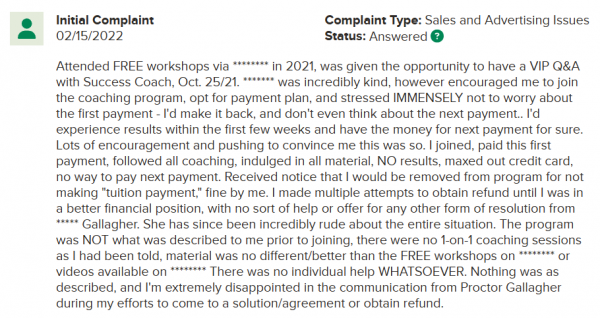 Sandy Gallagher's Proctor Gallagher Review: What is the Proctor Gallagher Consultant Business ...