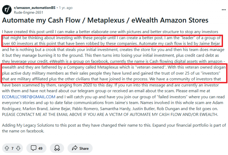 Jaime Bejar's Automate My Cash Flow Review: 3 Major Services to ...