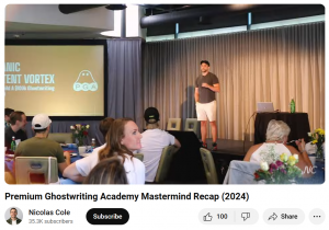 Nicolas Cole Premium Ghostwriting Academy Review: What Is A Premium Ghostwriter?